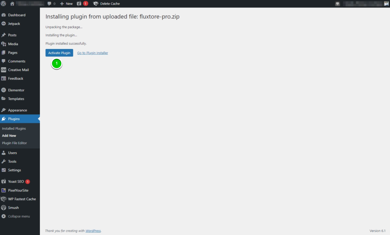 How to install fluXtore Pro - fluXtore Funnels WordPress Plugin